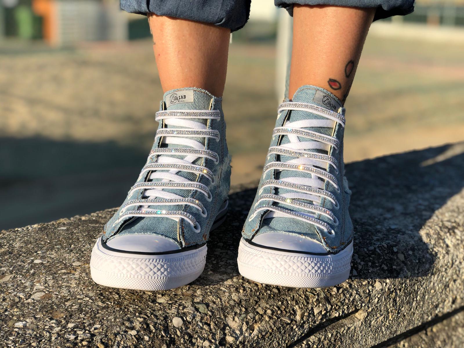 Converse All Star Custom Jeans Deluxe - LillyLab Laboratorio Creativo