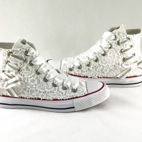 Converse All-Star Wedding Bow - LillyLab Laboratorio Creativo