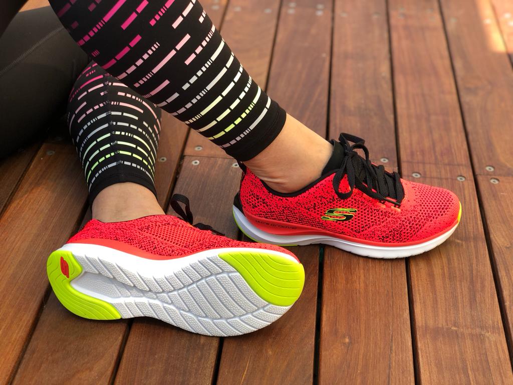 Skechers Color Corallo con Soletta Interna Memory Foam - Lillylab ...