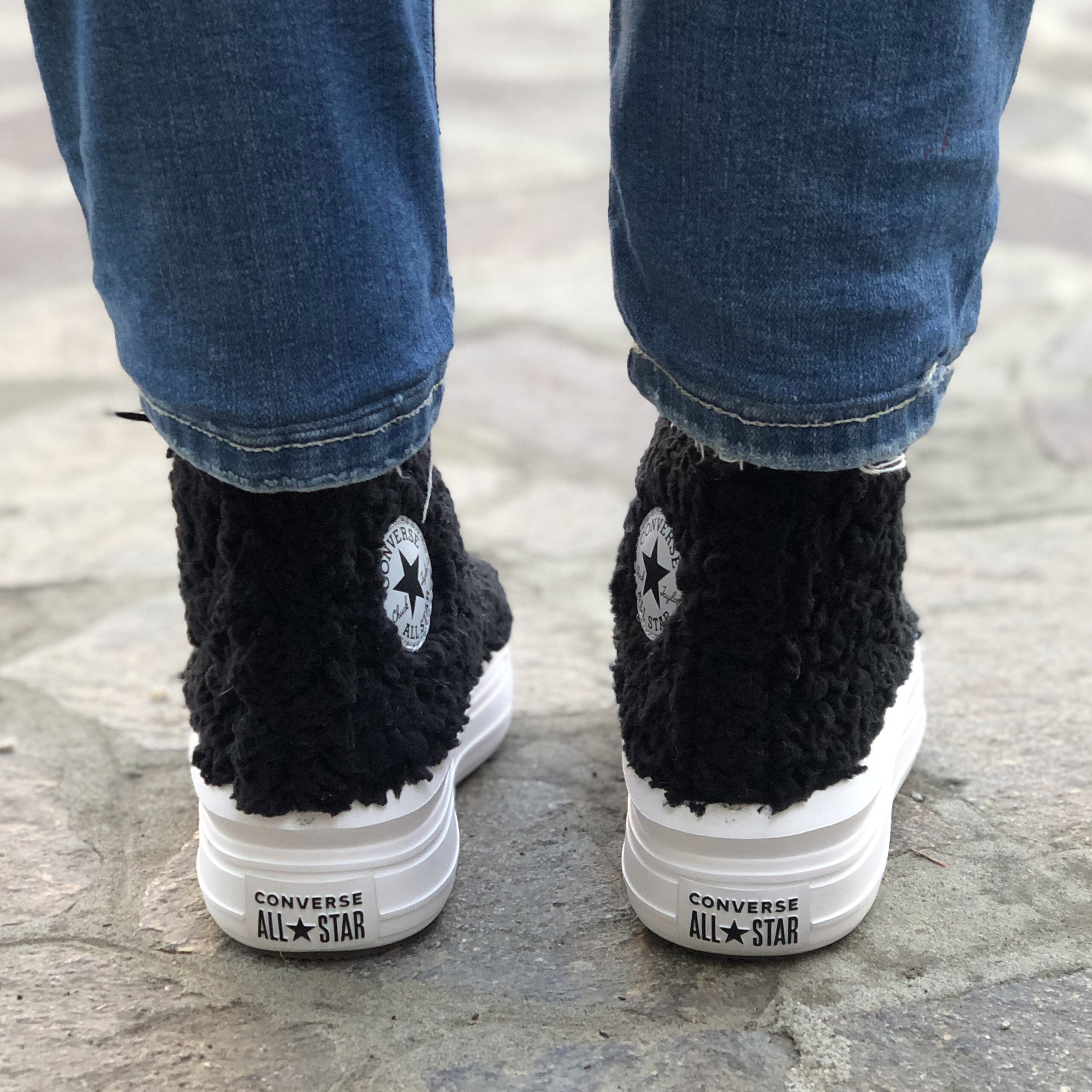 Converse All Star Move Custom Teddy Black Vol. 2 | LLab Scarpe Custom