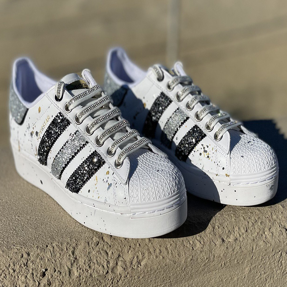 Adidas Superstar Bold Custom Sale Pepe e Strass | LLab scarpe custom