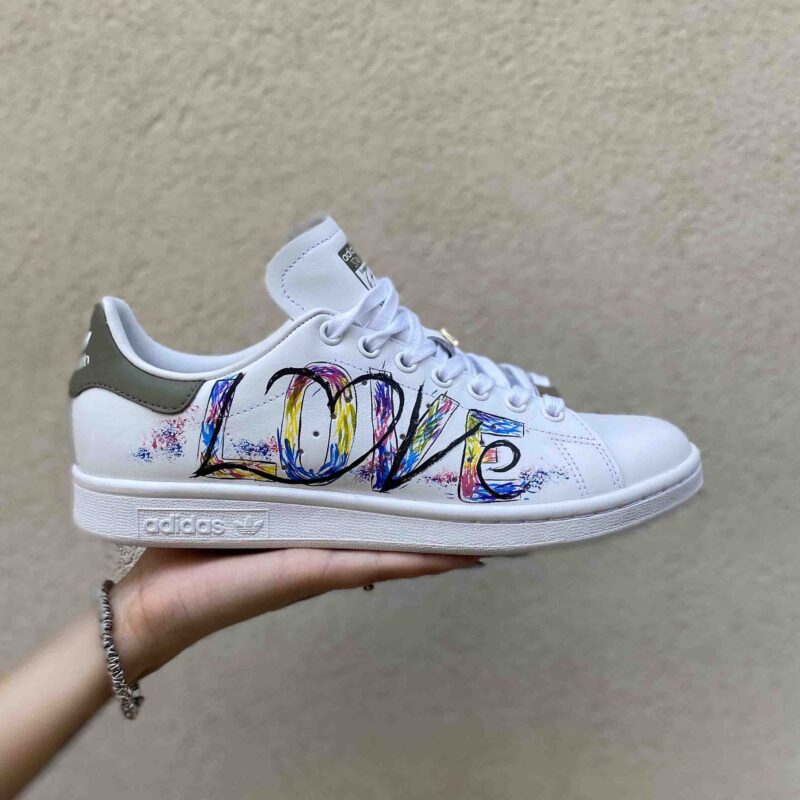 Adidas Stan Smith Personalizzate Love | LLAB Scarpe Custom