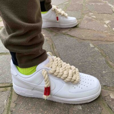 Nike Air Force 1 Custom Rope Lacci Corda | LLab Scarpe Custom