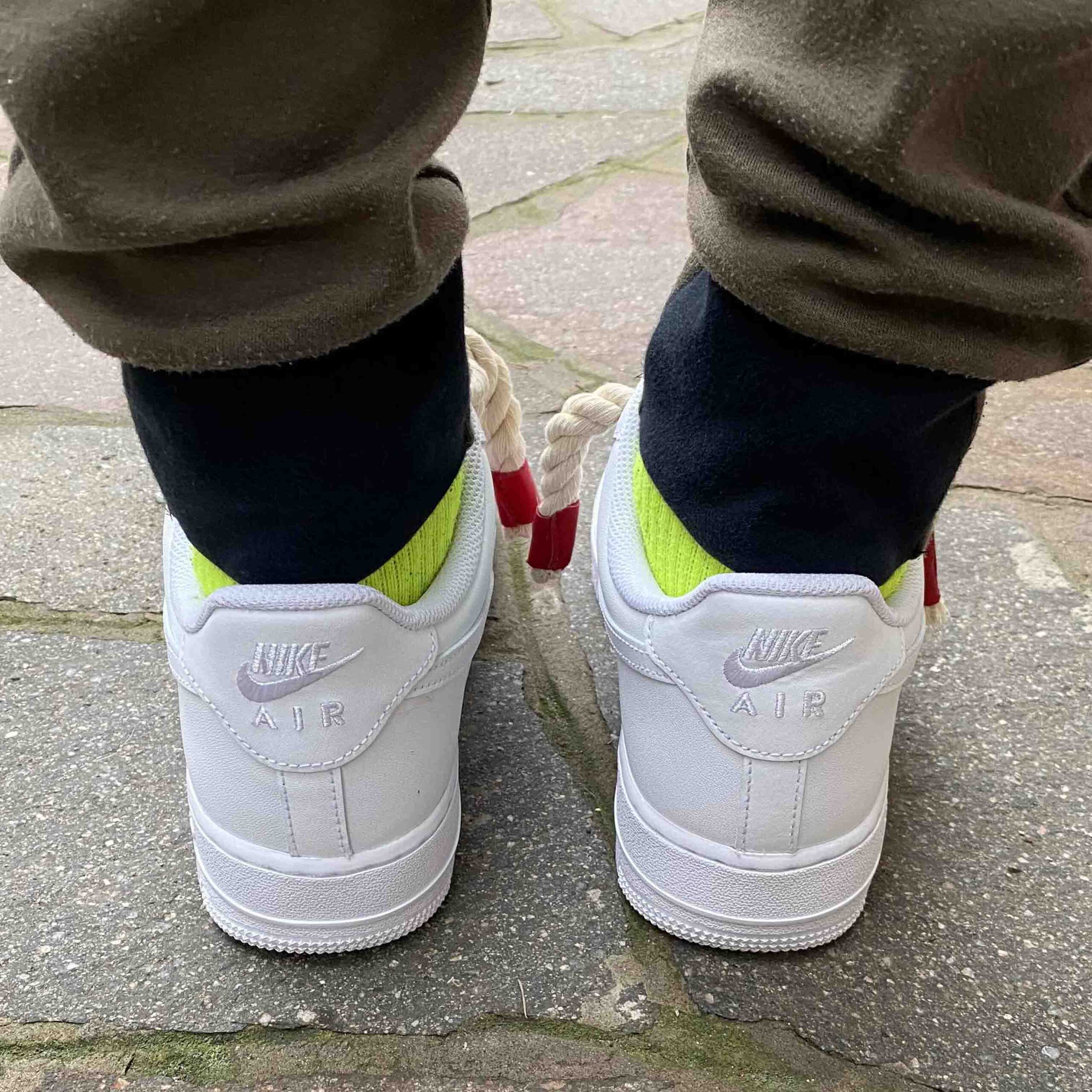 Nike Air Force 1 Custom Rope Lacci Corda | LLab Scarpe Custom