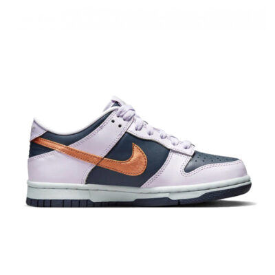Nike Dunk Low SE GS Thunder Blue Metallic Copper | LLab Custom Resell