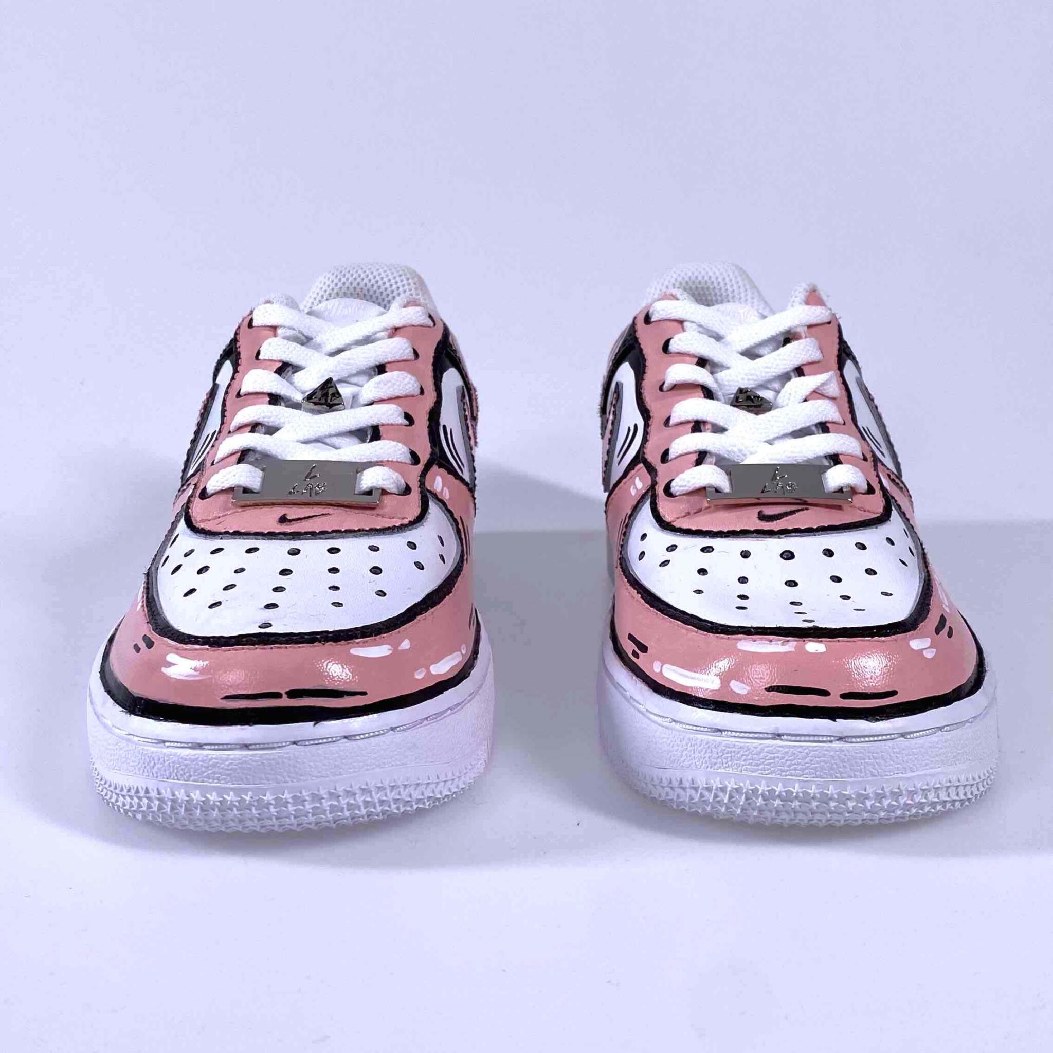 Nike Air Force One Custom Kids Rosa Antico | LLAB Scarpe Custom