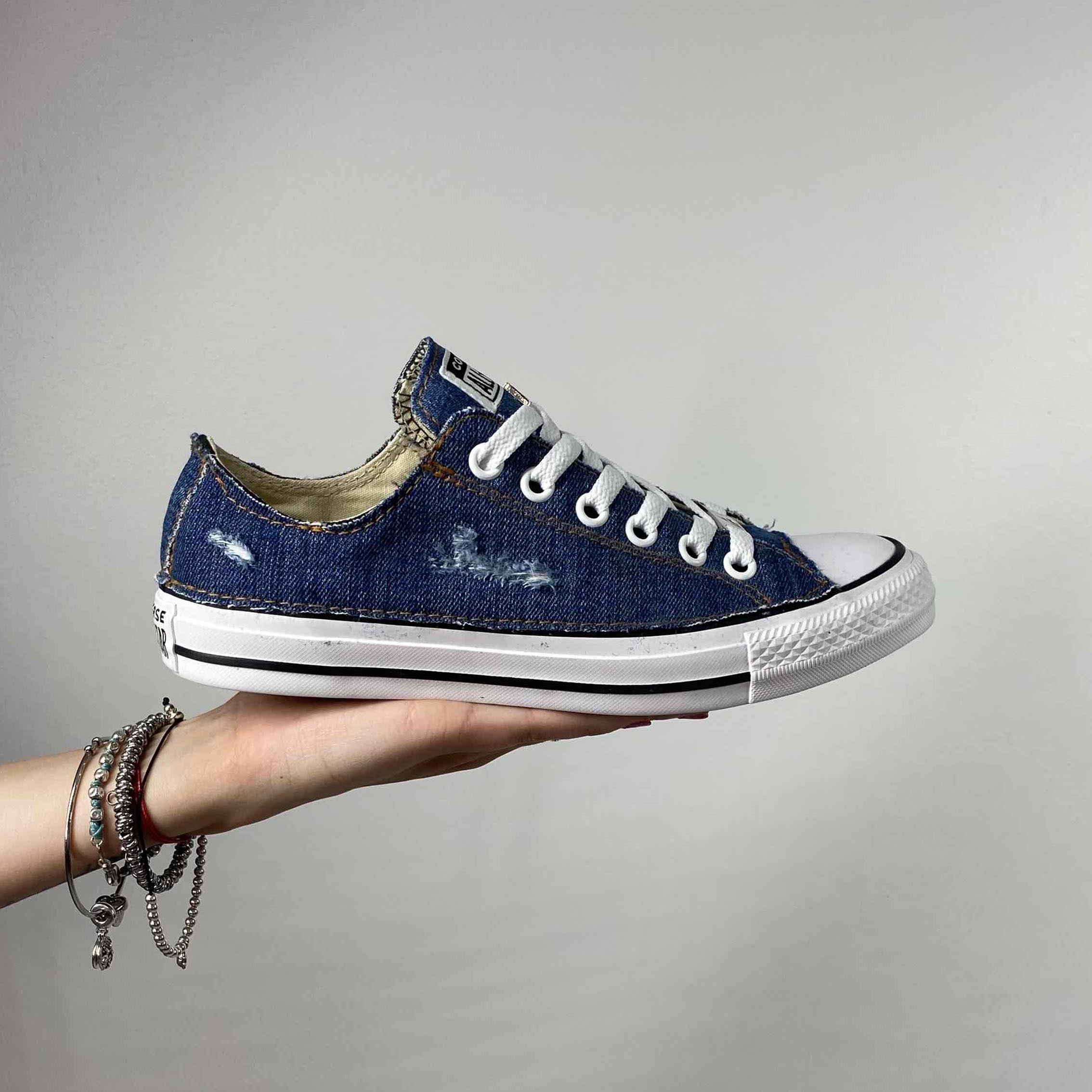 Converse All Star custom LOW Jeans Vol.2 | LLab scarpe custom