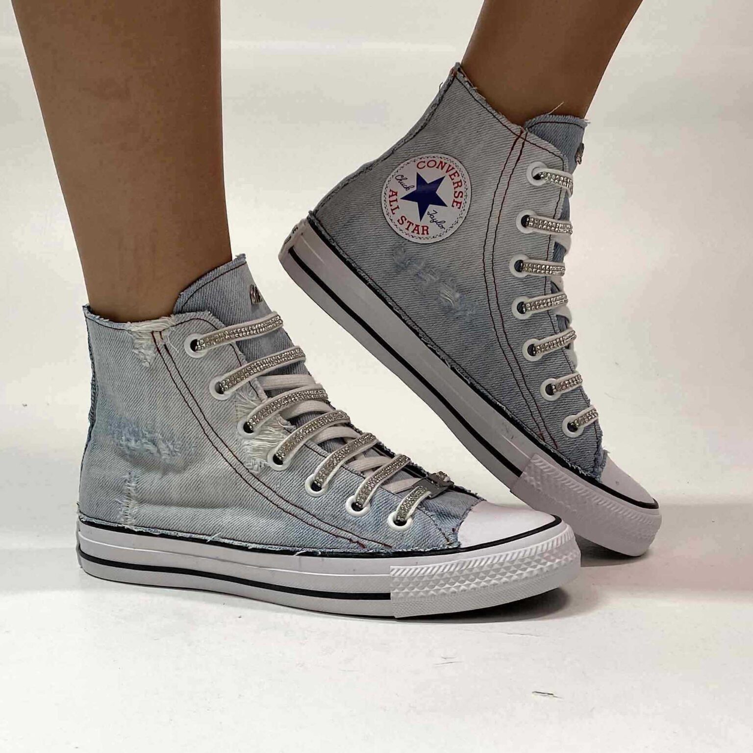 Converse All Star Custom Jeans Deluxe - LillyLab Laboratorio Creativo